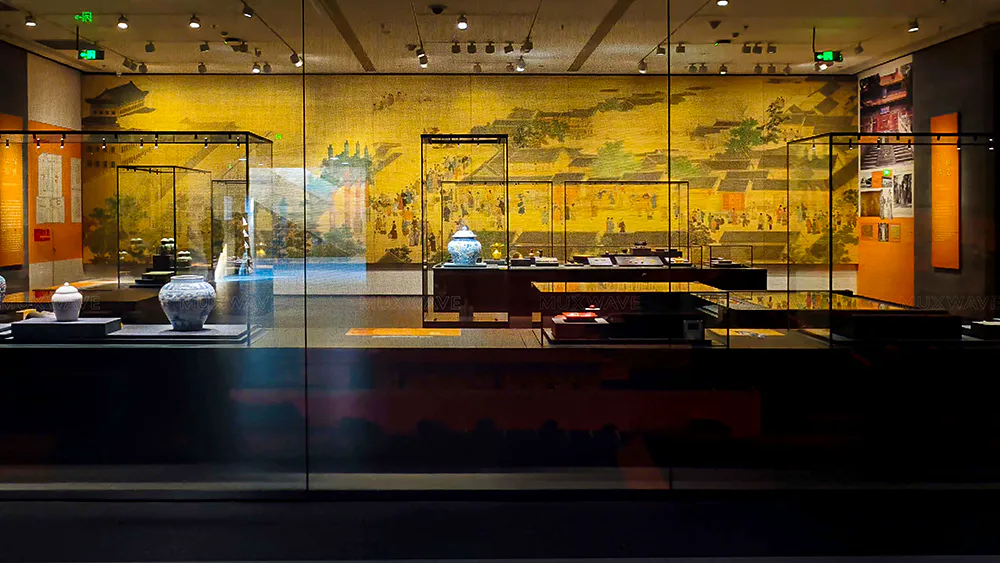 Museum transparent display case from MUXWAVE - MUXWAVE Holographic ...